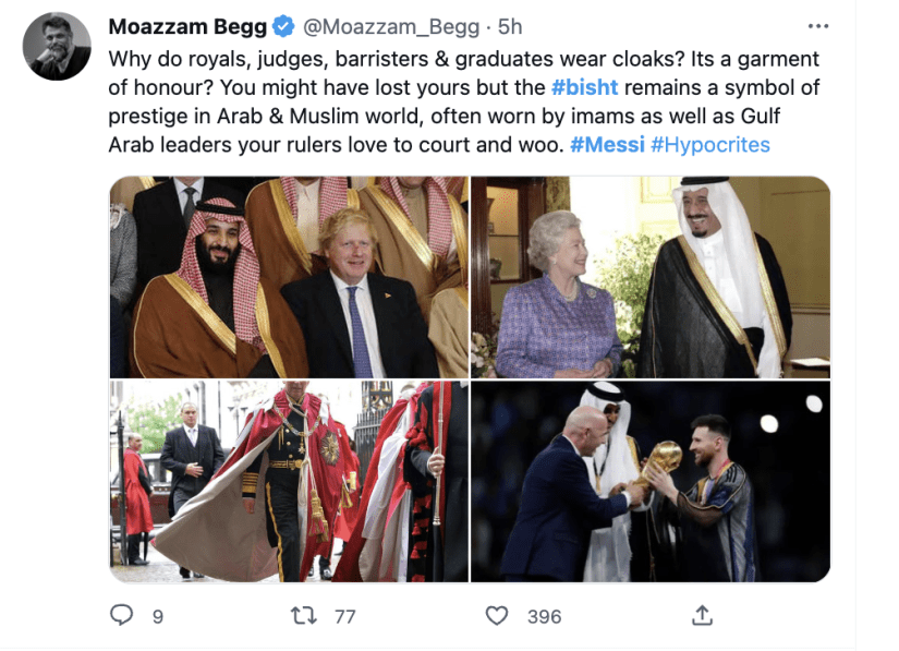 Why Messi Wearing The Bisht Was a Mark of Honour - British Muslim Magazine