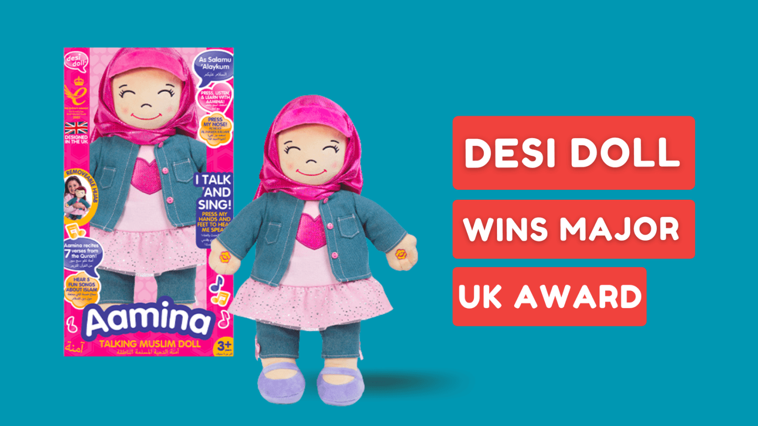 Desi Doll Wins Prestigious Inclusive Innovation Award - British Muslim ...