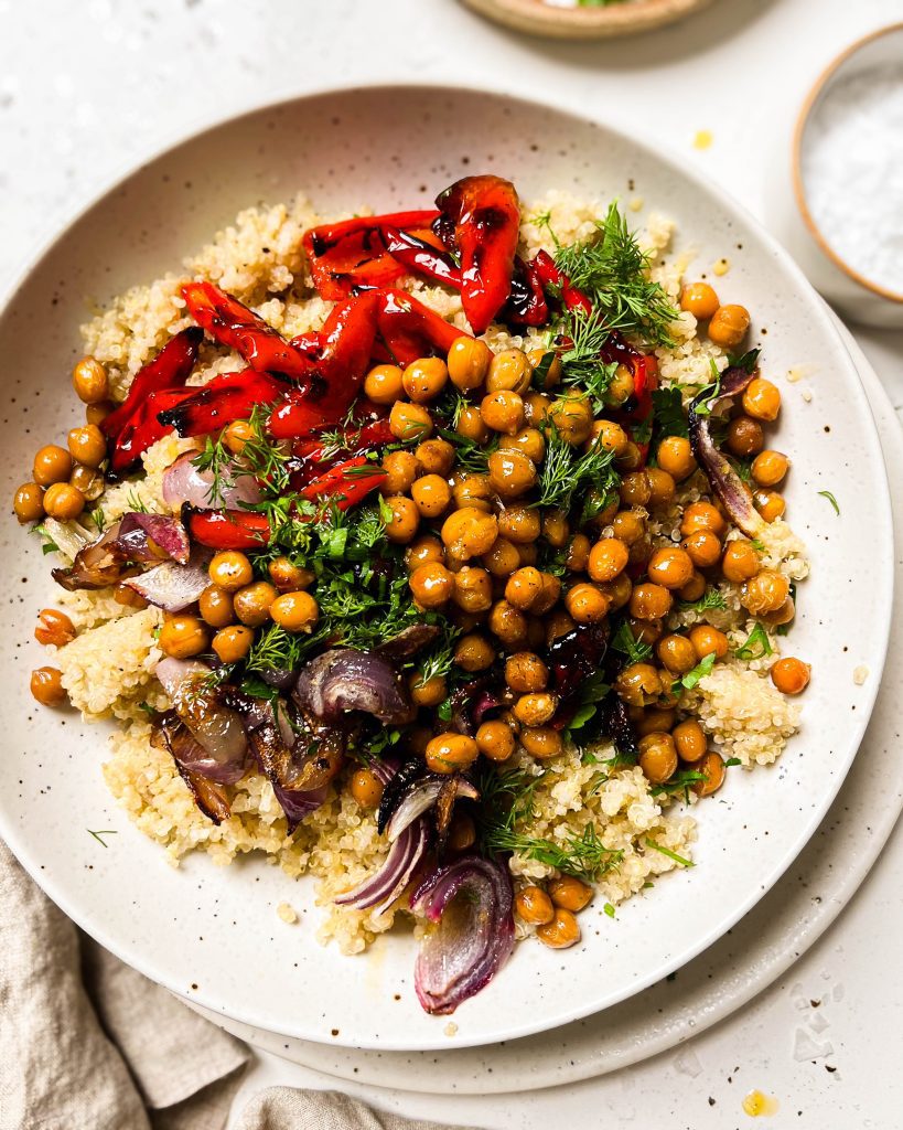 Roasted Red Pepper Salad - British Muslim Magazine